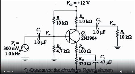 Solved Calculate The Component Values And DC Operation Chegg