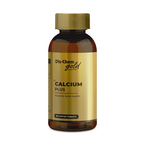 Calcium Plus Value Pack 90 Coated Tabs Dis Chem Gold