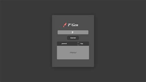 Github Mohanvayup Gen Password Generator