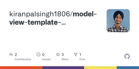 GitHub Kiranpalsingh Model View Template Architecture