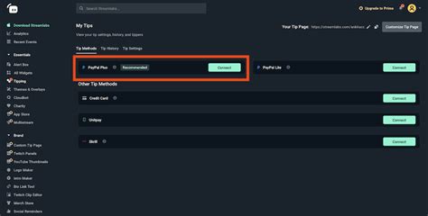 How To Setup PayPal Tipping With Streamlabs Streamlabs