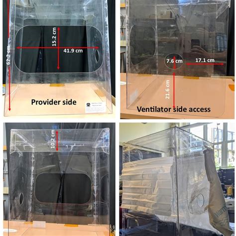 Design And Dimensions Of The Enclosure A Schematic Of The Enclosure Download Scientific