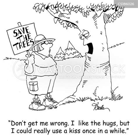 Hugging Trees Cartoons And Comics Funny Pictures From Cartoonstock