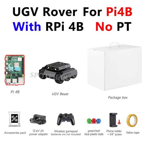 Ugv Rover Pt Ai Opencv Robot Car Mediapipe For Raspberry Pi