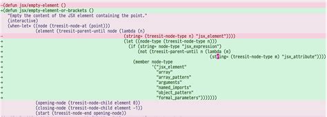 写了一组针对 Jsx 的 Tree Sitter 辅助方法 Emacs General Emacs China