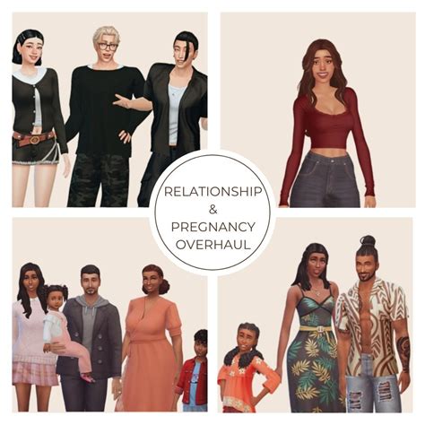 Full Guide To The Sims 4 Relationship And Pregnancy Overhaul Mod Collection