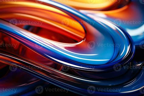 Colorful Glass 3d Object Abstract Wallpaper Background With Vibrant