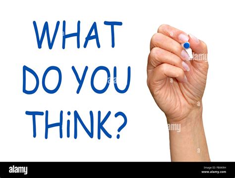 What do you think Stock Photo - Alamy
