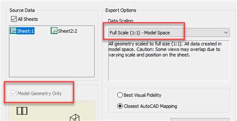 dimensions and texts don t show up in exported autocad dwg dxf