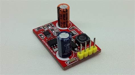 3V To 5V DC Output Step Up DC DC Converter Using MAX668 Electronics Lab