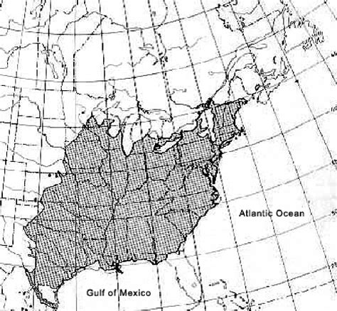 Native Range Of Black Willow In The United States Adapted From Download Scientific Diagram