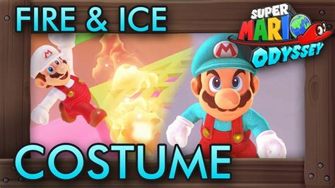 Fire Mario And Ice Mario Costume In Super Mario Odyssey Youtube