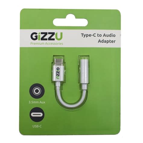 Gizzu Type C To Mm Aux Audio Adapter Mitabyte Cc