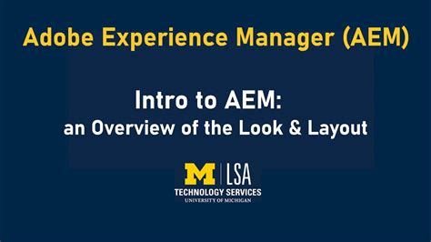 aem training intro to aem youtube
