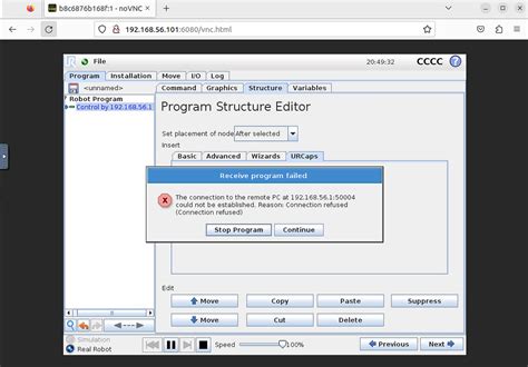Connection Problems Between Ursim Docker And Ros2 Without The Real