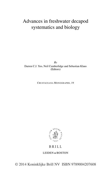 Pdf Differentiation Within A River System Ecology Or Geography
