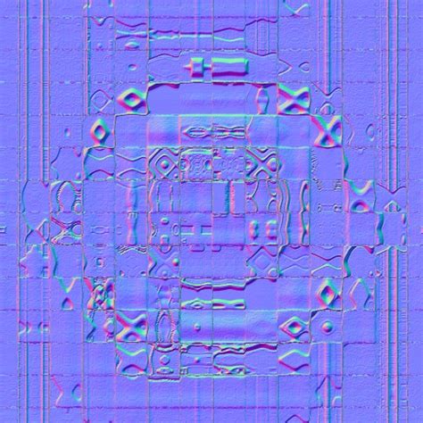 Square Distort Effect Normal Map