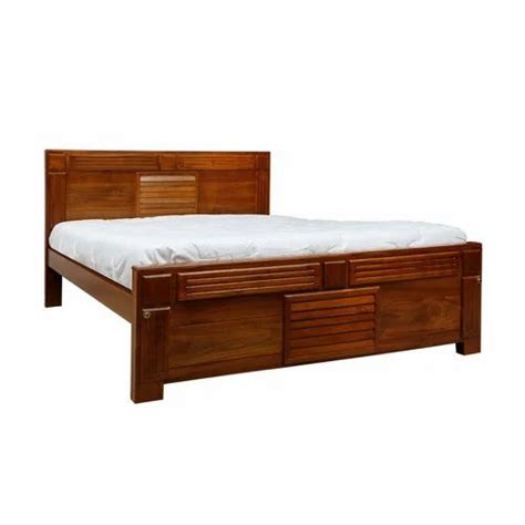 Teak Wood Wooden Queen Size Bed With Storage At Rs 20000 In Indore