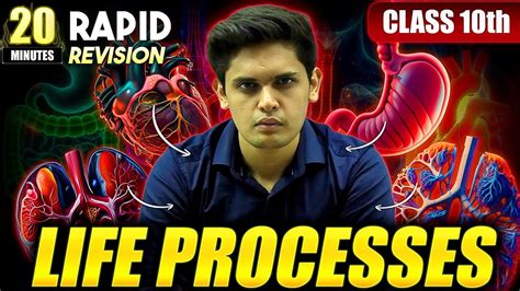 Life Processes In 20 Minutes🔥 Class 10th Rapid Revision Prashant