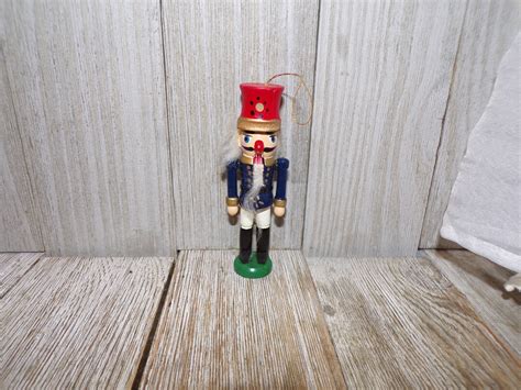 Nutcracker Tiny Wood Nutcracker Vtg Knickknack Kitschy Home Decor Memories T Prop