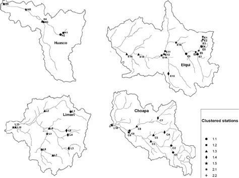 Spatial Distribution Of Clustered Stations Download Scientific Diagram