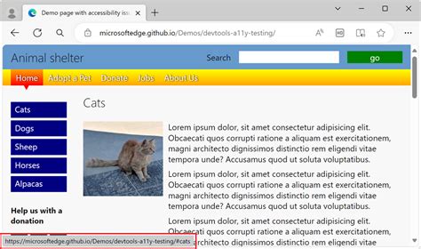 Analyze The Lack Of Indication Of Keyboard Focus Microsoft Edge