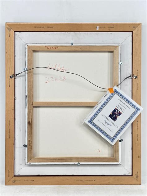 Lot Michael Joseph Setlak Big Ben Acrylic On Canvas