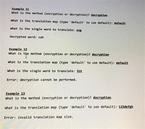 Solved Assignment Specifications Decryption And Encryption