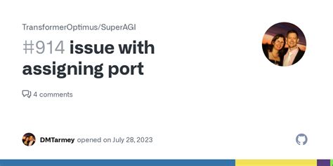 Issue With Assigning Port · Issue 914 · Transformeroptimussuperagi