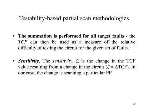 ppt survey of partial scan methodologies powerpoint presentation