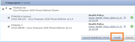 Upgrade Ftd Ha Pair On Firepower Appliances Cisco