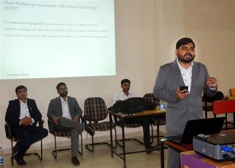 Workshop On Python With IOT Applications By Soft Pro Technology For B Tech ECE EE Nd Rd
