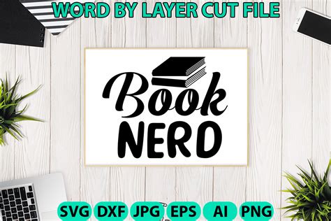 Book Nerd Design Graphic By Bestgraphic · Creative Fabrica