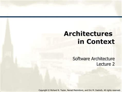 Model Based Software Architectures Ppt