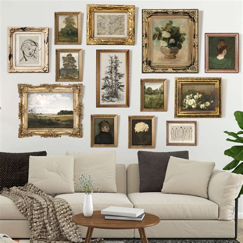 Thiết Kế Phòng Khách Vintage Wall Decor For Living Room đẹp ấm Cúng Và