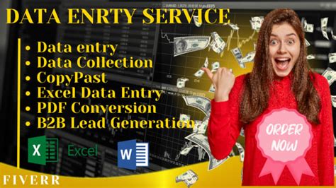 Do Data Entry In Excel And Word Reasonable Price By Gamersap Fiverr