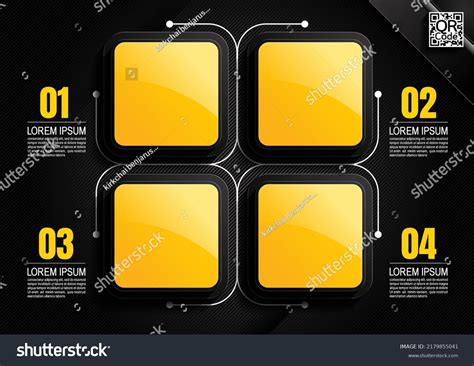 Infographics Design 4 Process Chart Diagram Stock Vector Royalty Free 2179855041 Shutterstock