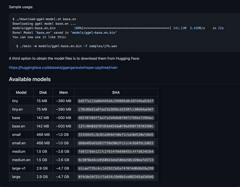 基于openai的whisper的cc实现，完全可以离线使用。 🔗 Q1qa6sflbp 没有外部依赖 不需要联网 内存使用率低 支持几乎所有的