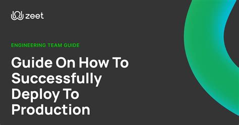 Complete Guide On How To Successfully Deploy To Production