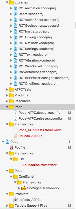 Ios React Native Onesignal Duplicate Error With Pods Stack Overflow