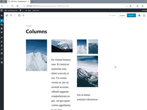 Columns Ui Is Still Buggy And Confusing · Issue 11159 · Wordpressgutenberg · Github