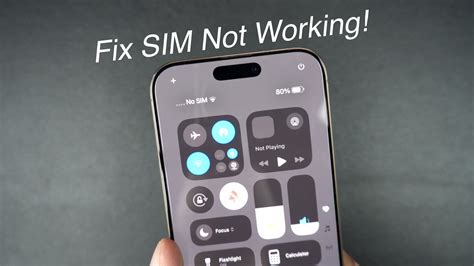 How To Fix No Sim And Invalid Sim Errors On Iphone Ios Hacker