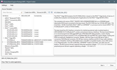 Create Application From Template Modustoolbox™ Documentation