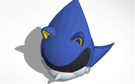3d Design Metal Sonic Head For Siege Wfc Megatron Tinkercad