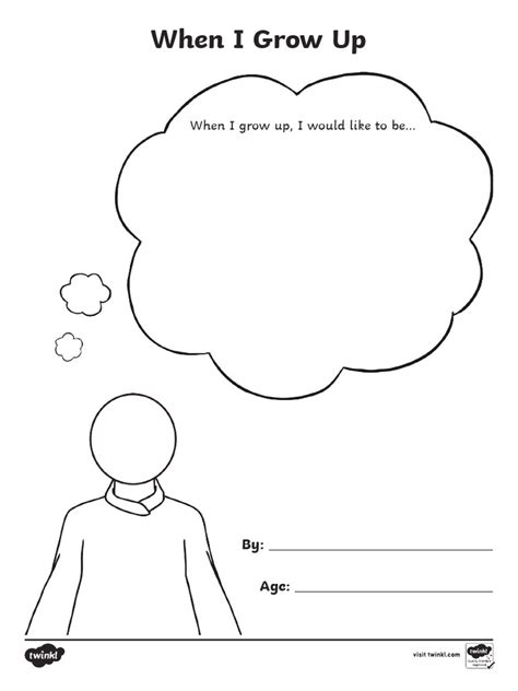 T T 2546447 When I Grow Up Activity Sheet Ver 2 Pdf
