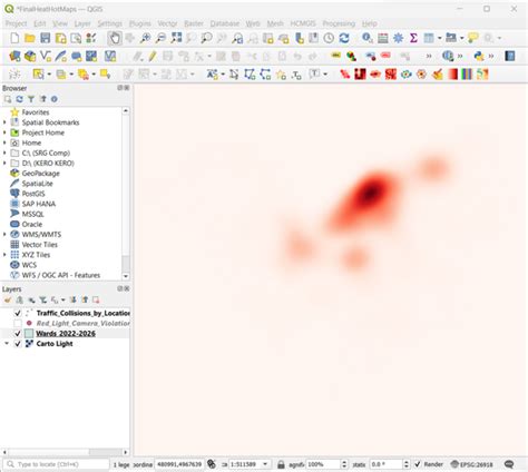 Analysing Traffic Accidents Using QGIS Heatmaps Hotspot Analysis And The Time Controller