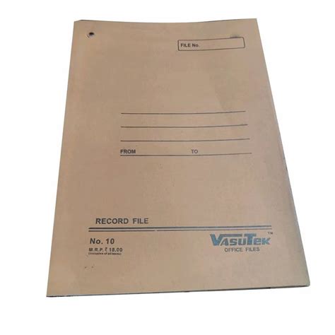 Brown Project File Paper Cover For Office At ₹ 12 Piece In New Delhi Id 2850793649355