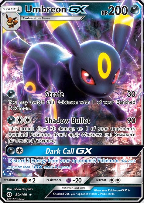 Umbreon Pokemon Trading Card Omniversal Battlefield Wiki Fandom