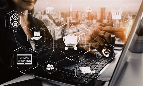 Shopping Online And Internet Money Technology Uds Stock Image Image Of Purchase Electronic