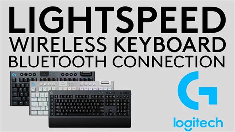 How To Connect Your Logitech Lightspeed Wireless Keyboard With Bluetooth Youtube